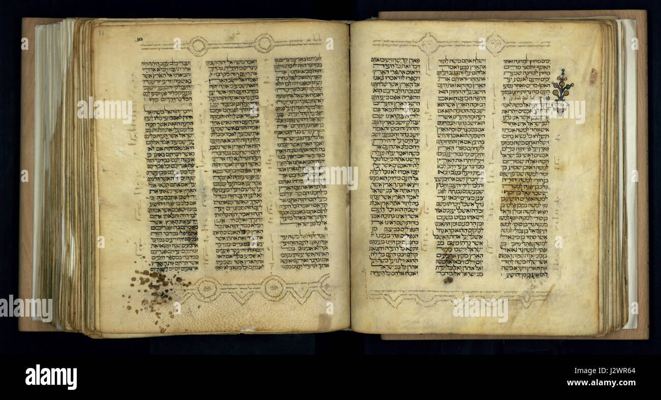 This title refers to a Bible from 1300, a historical manuscript of ...