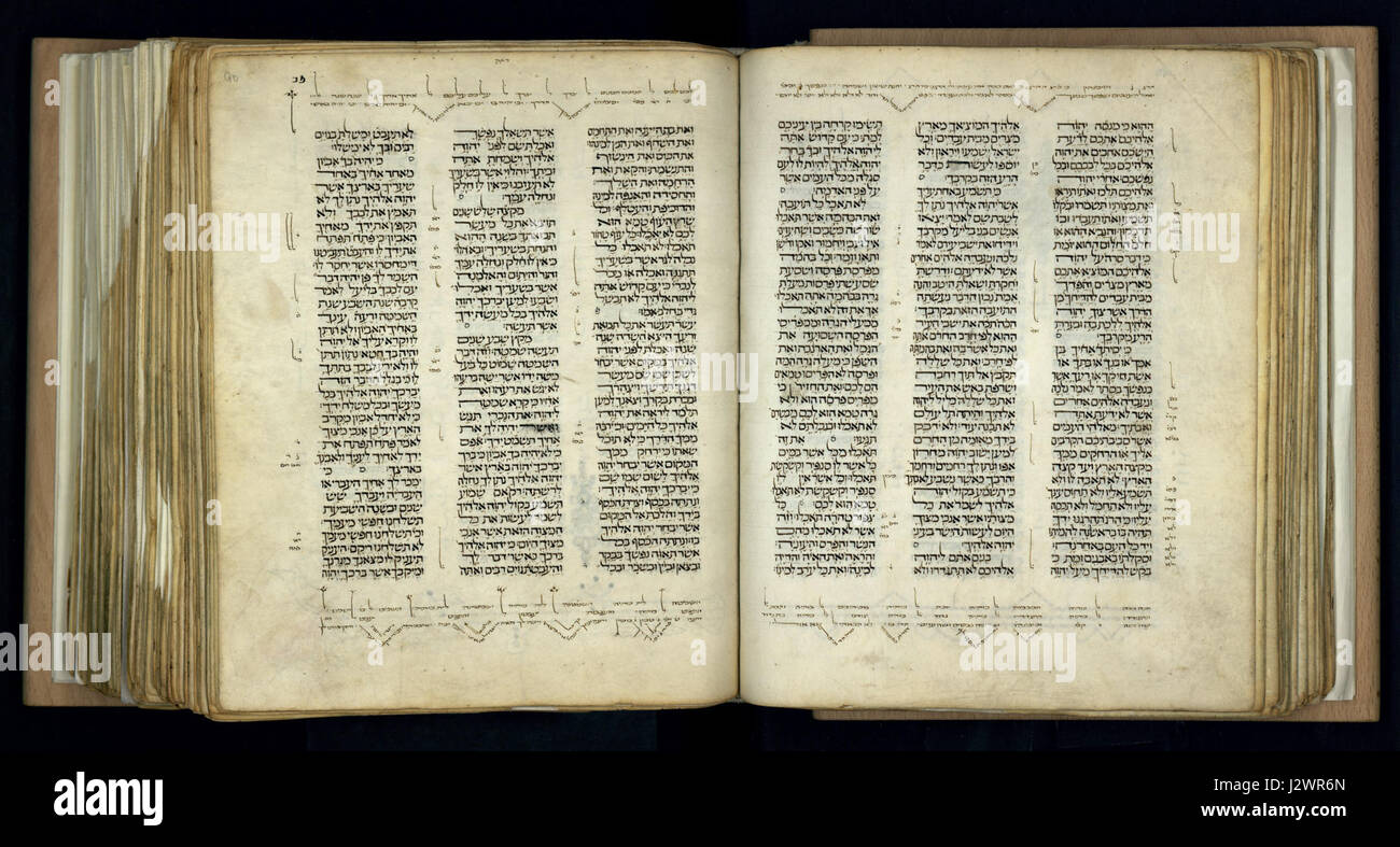 Hebrew bible manuscript hi-res stock photography and images - Alamy