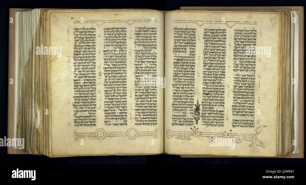 This Bible, dating from around the year 1300, represents an important ...