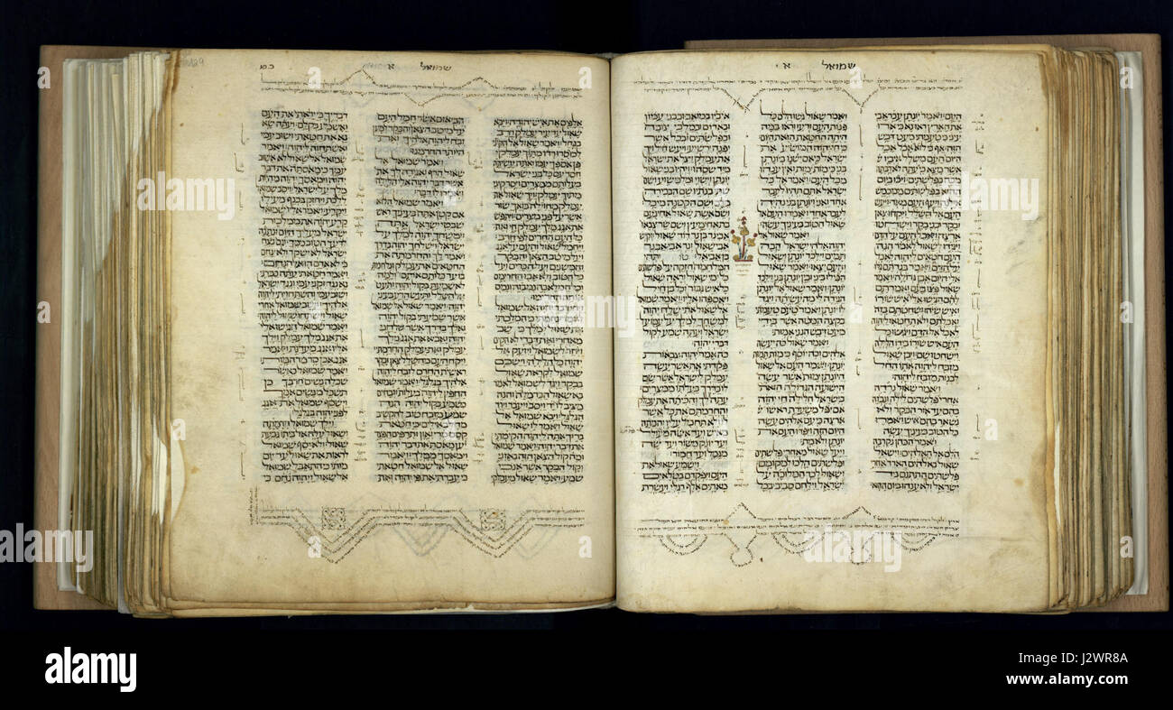 This Bible, dated from around 1300, is an example of medieval ...