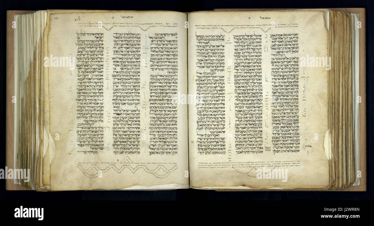 This historical Bible from the year 1300 is an ancient manuscript ...