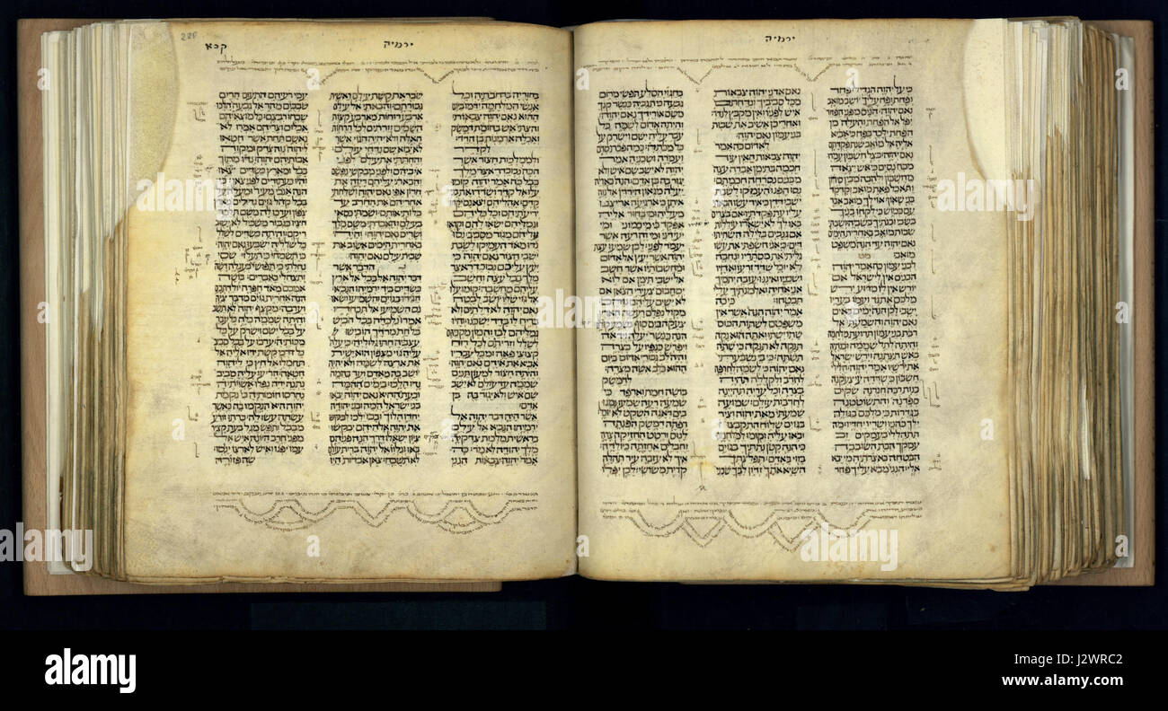 This Bible, dated from 1300, is an important manuscript that reflects ...