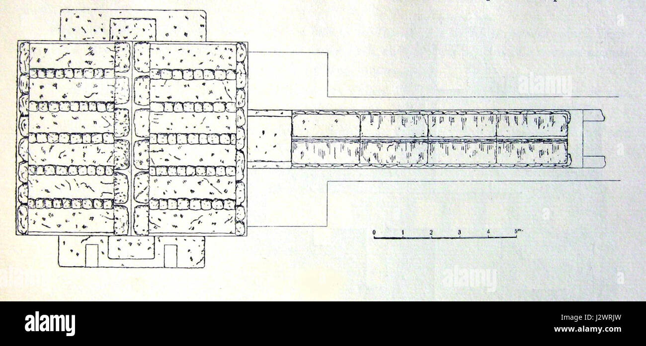 The architectural design of the Appartements Amenemhat II features a ...