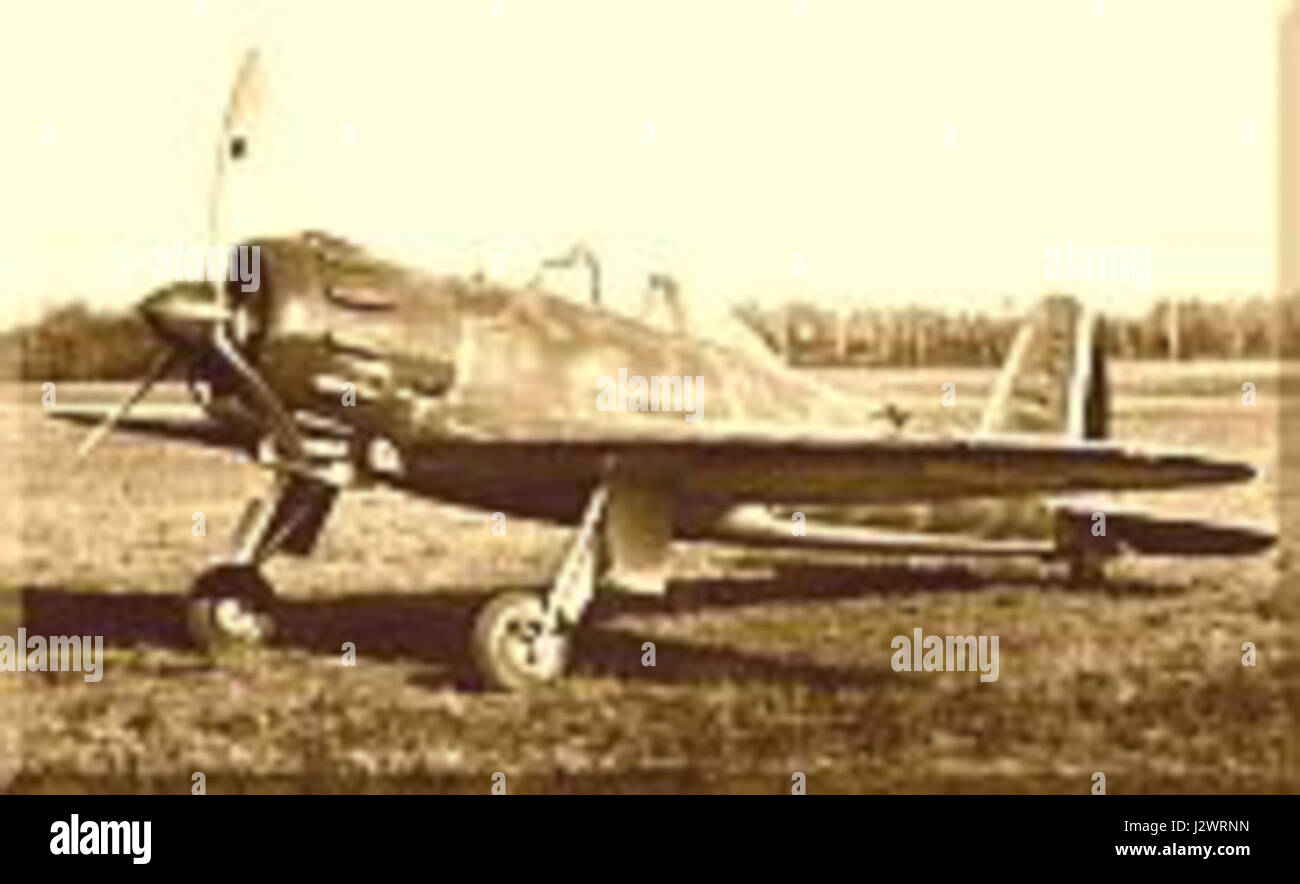 Caproni Vizzola F.5 front quarter view Stock Photo - Alamy