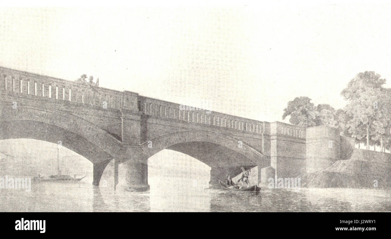 Berlin Potsdam Glienicker Bruecke 1850 Stock Photo - Alamy