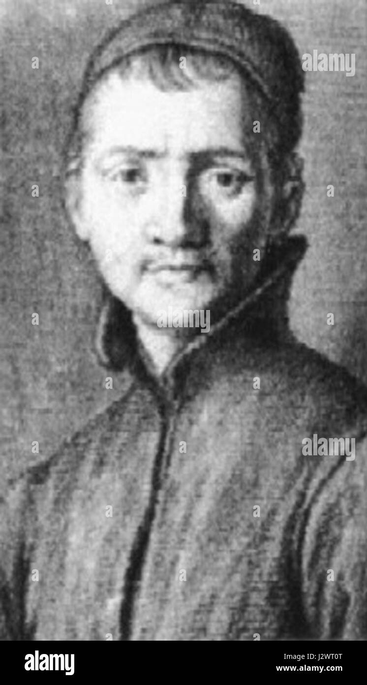 This portrait depicts Andrea Pozzo, an Italian Baroque painter ...