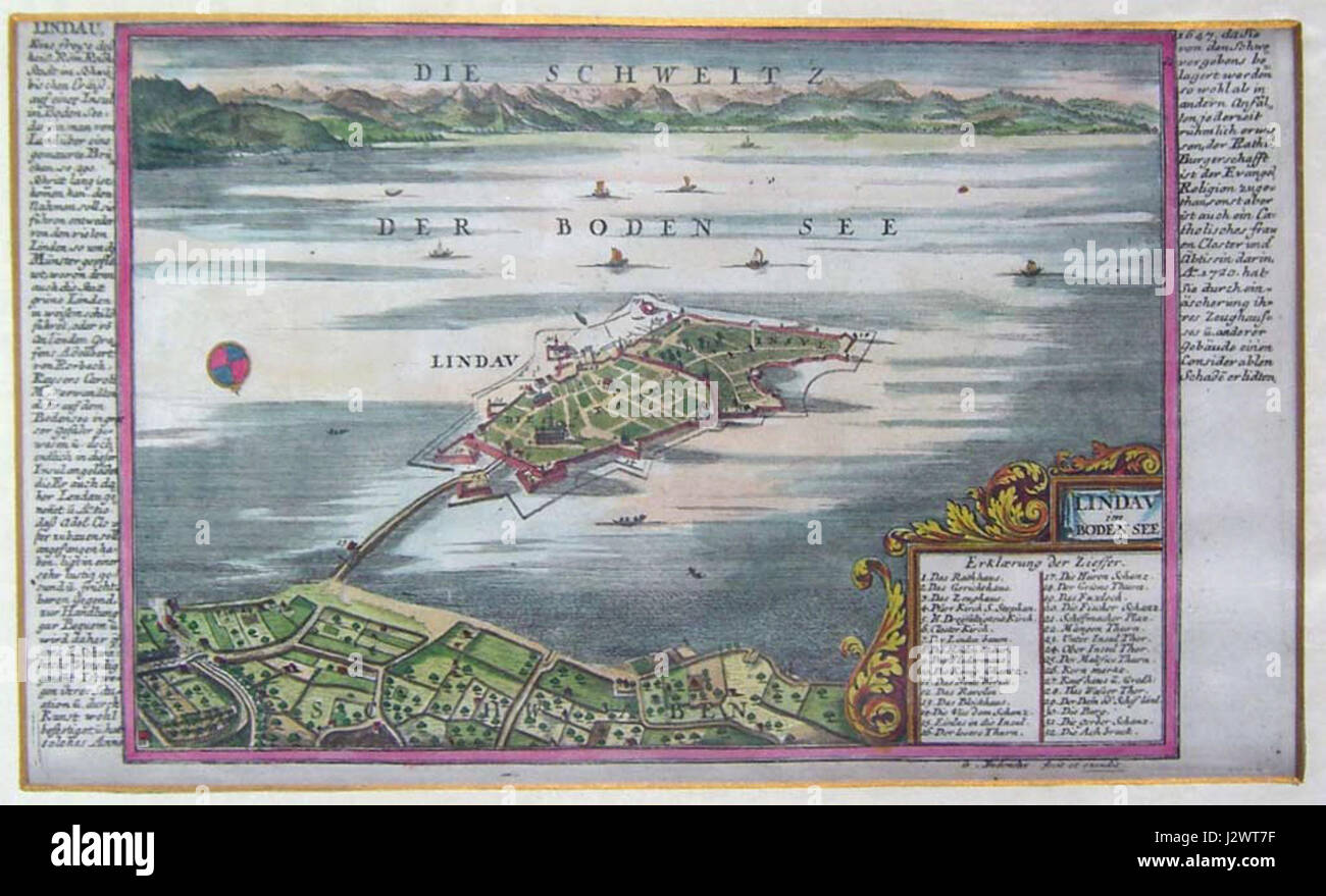 Bodenehr Lindau refers to a depiction or artwork involving the city of ...