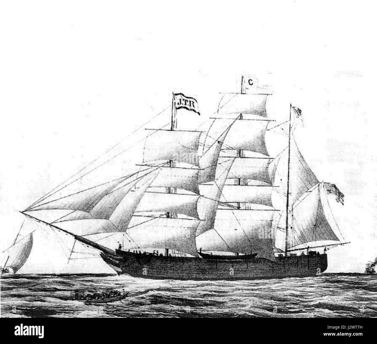 A historical reference to a ship named Catalpa, likely related to its ...