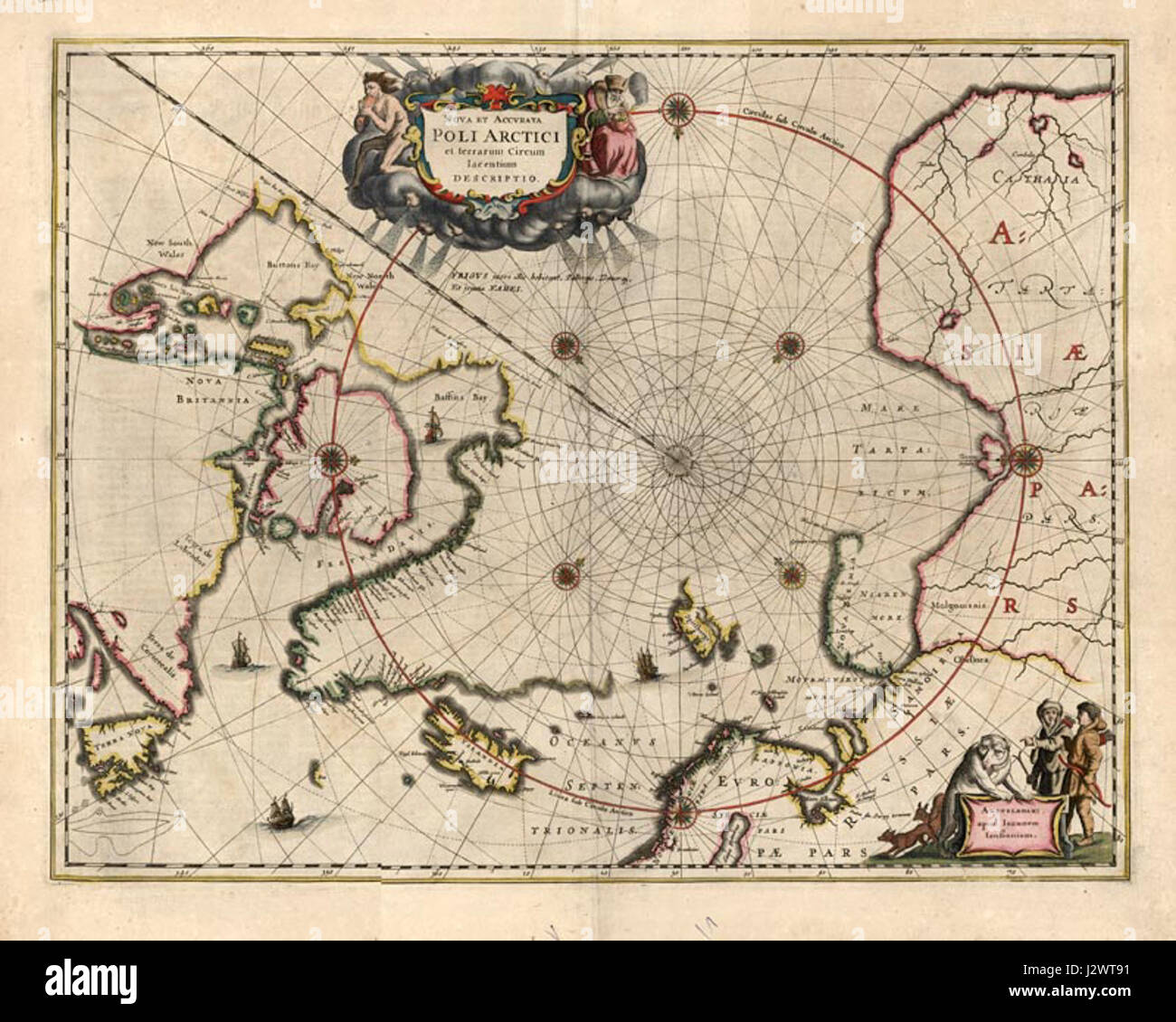 Arctic discovery maps hi-res stock photography and images - Alamy