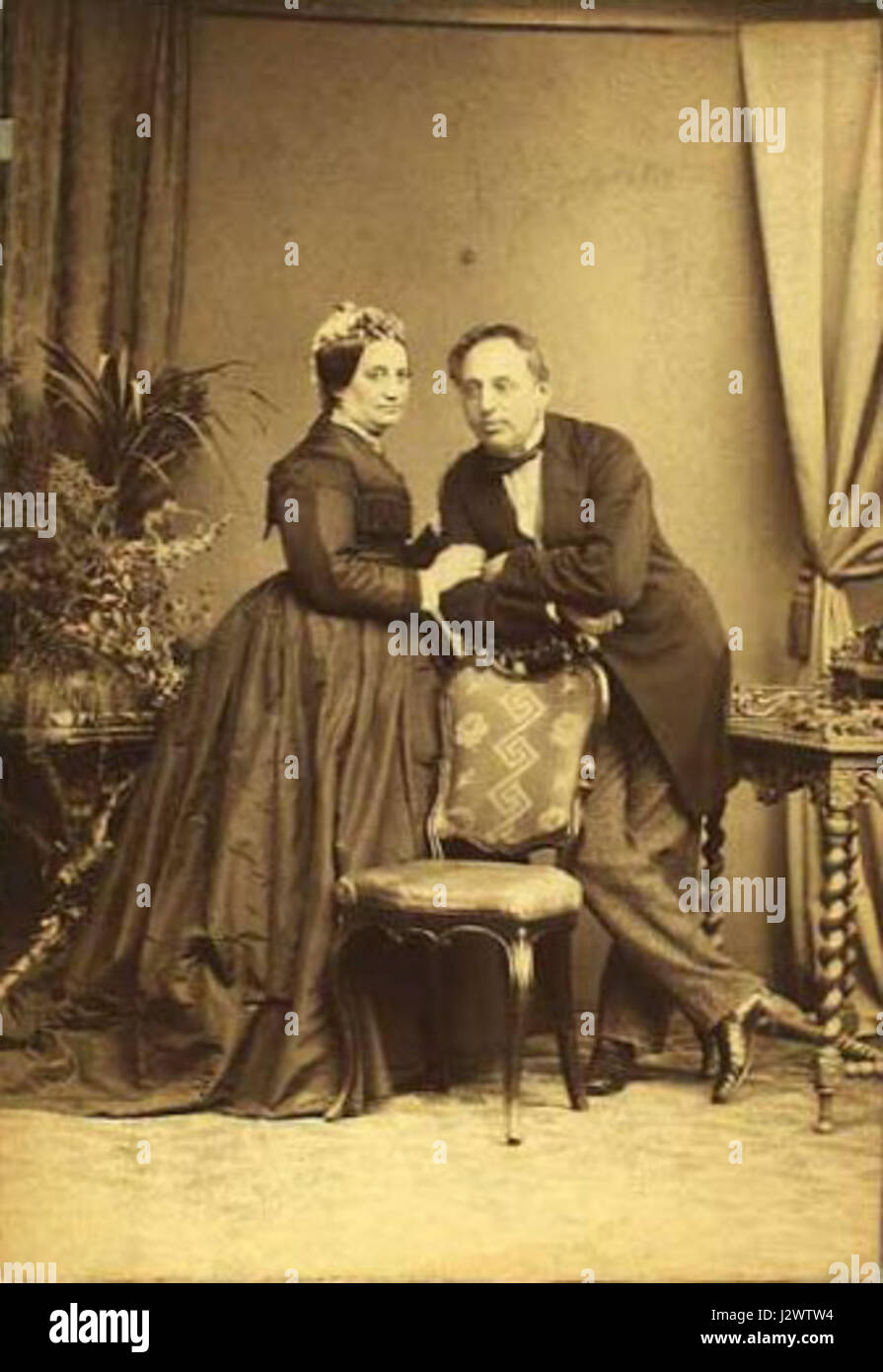 Carl Theodor Friedrich and Ida Westermann Stock Photo - Alamy