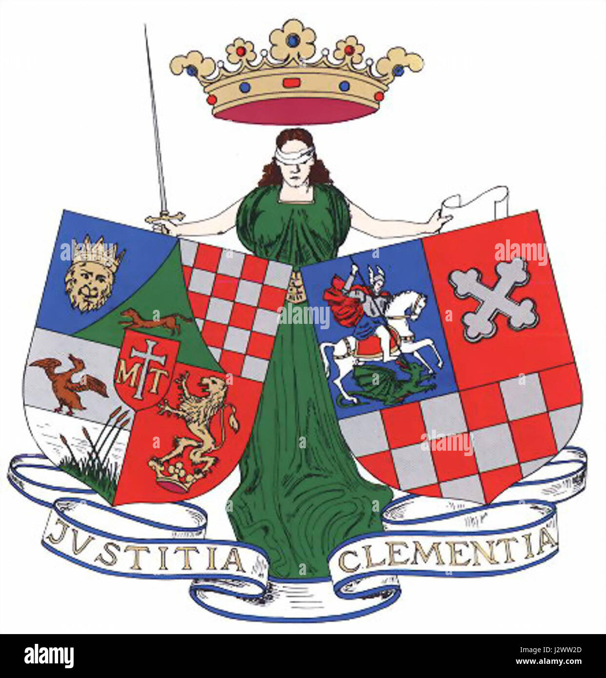 The Belovar-Koros coat of arms is a heraldic symbol representing the ...
