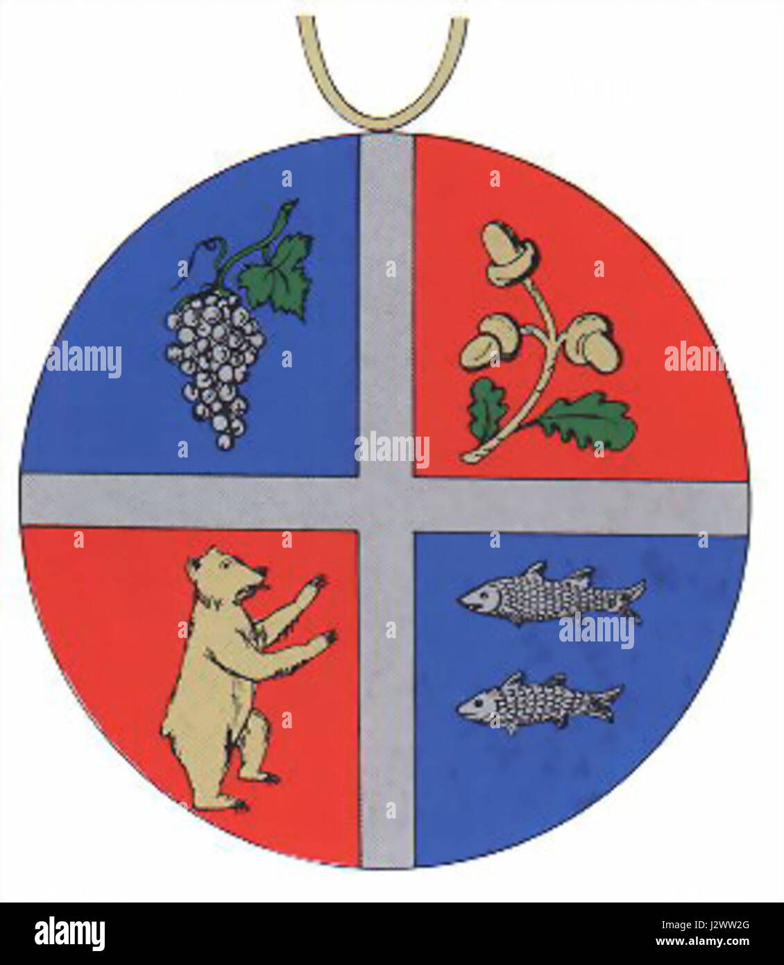 The Bereg coat of arms is a heraldic symbol representing the historical ...