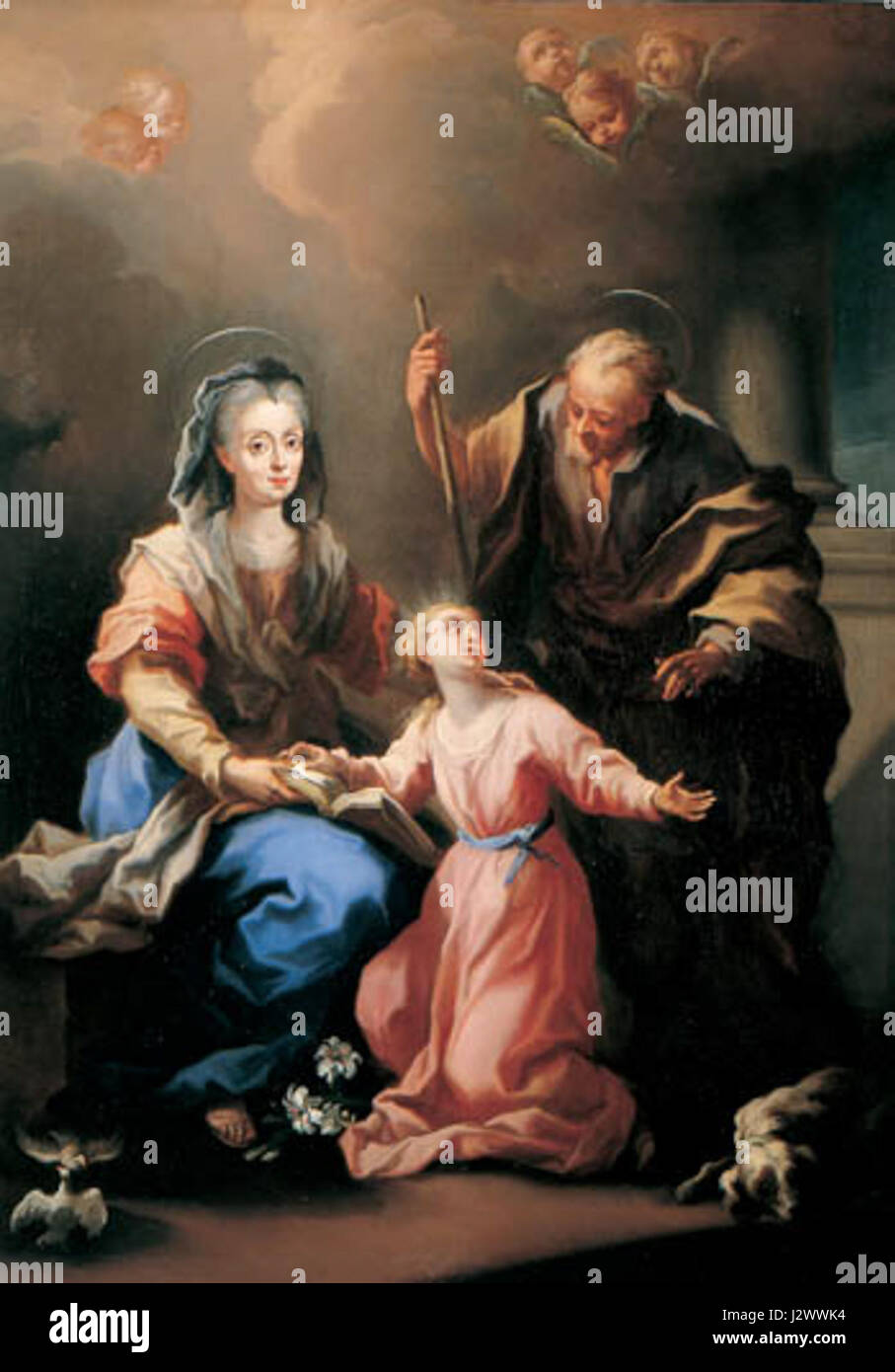 This title likely refers to a work or depiction of Anna Maria Luisa, a ...