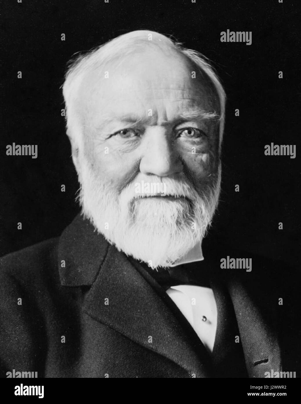 Andrew Carnegie, three-quarter length portrait, seated, facing slightly ...