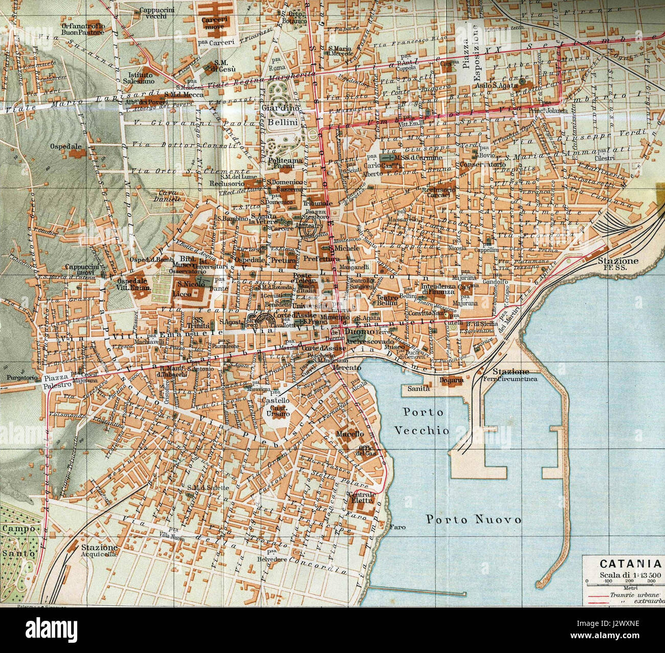 Map of catania hi-res stock photography and images - Alamy