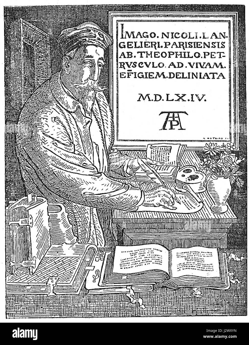 Anatole France, portrayed by artist Steinlen, is captured in a notable ...