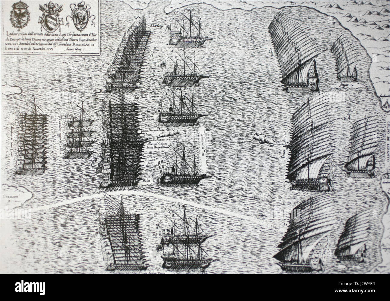 Map of lepanto hi-res stock photography and images - Alamy