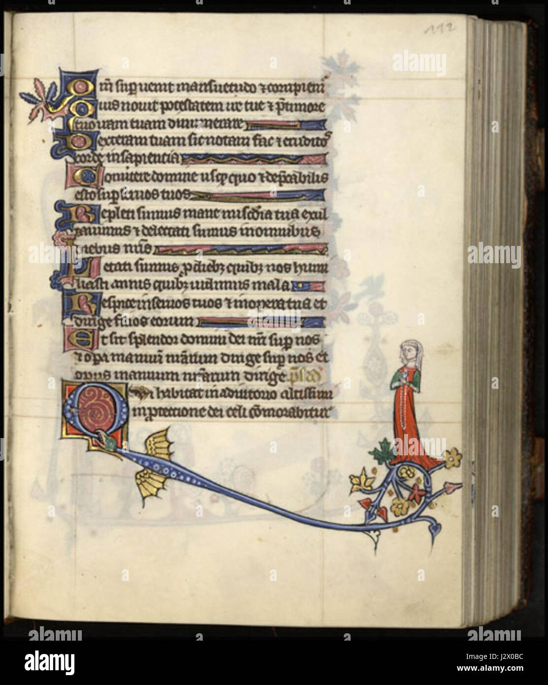 A manuscript, BM-Metz MS1588, featuring medieval illustrations and text ...