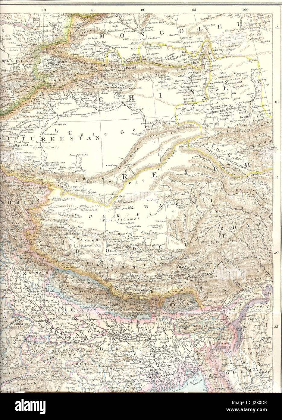 Atlas map hi-res stock photography and images - Alamy