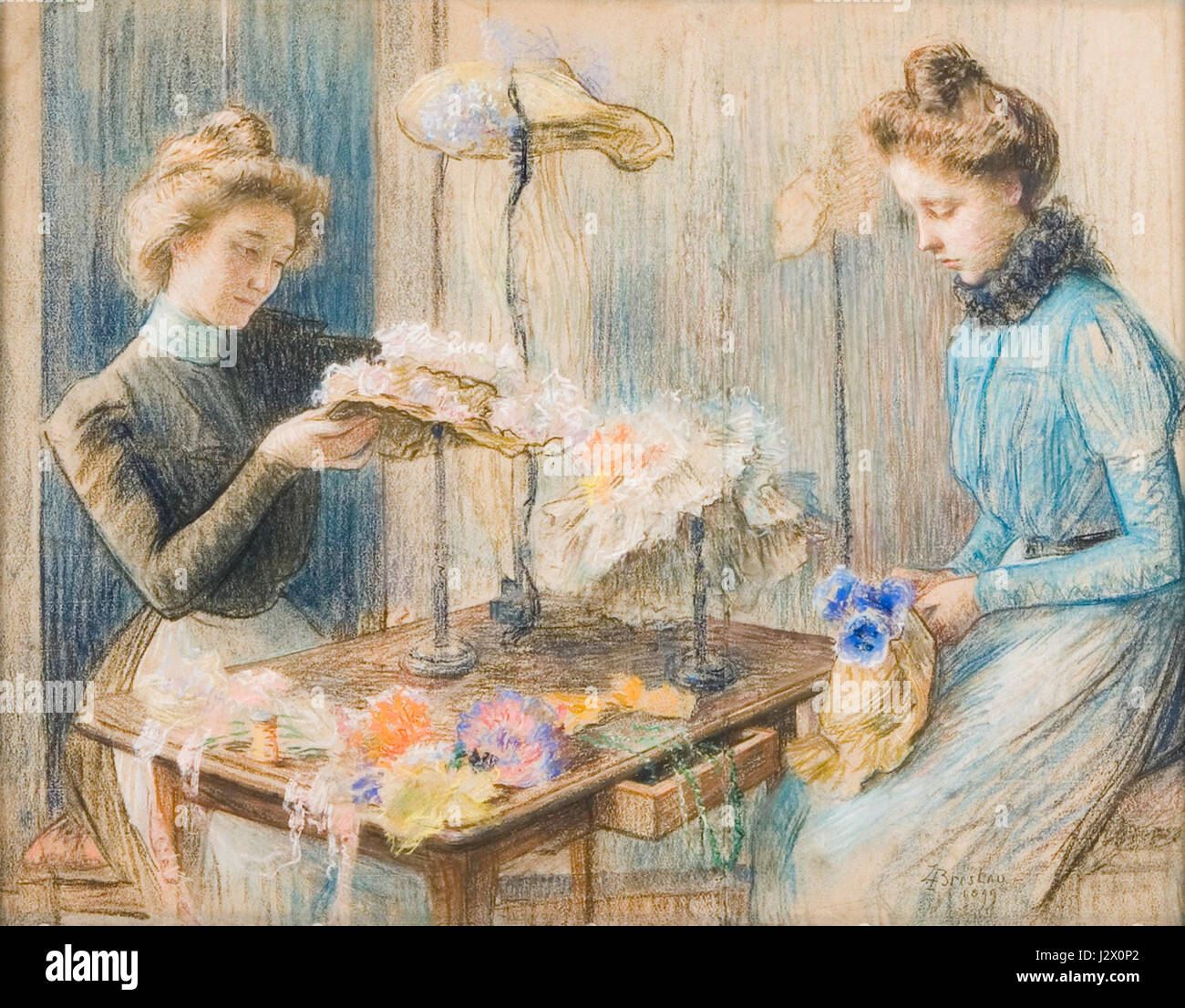 19th century millinery hi-res stock photography and images - Alamy