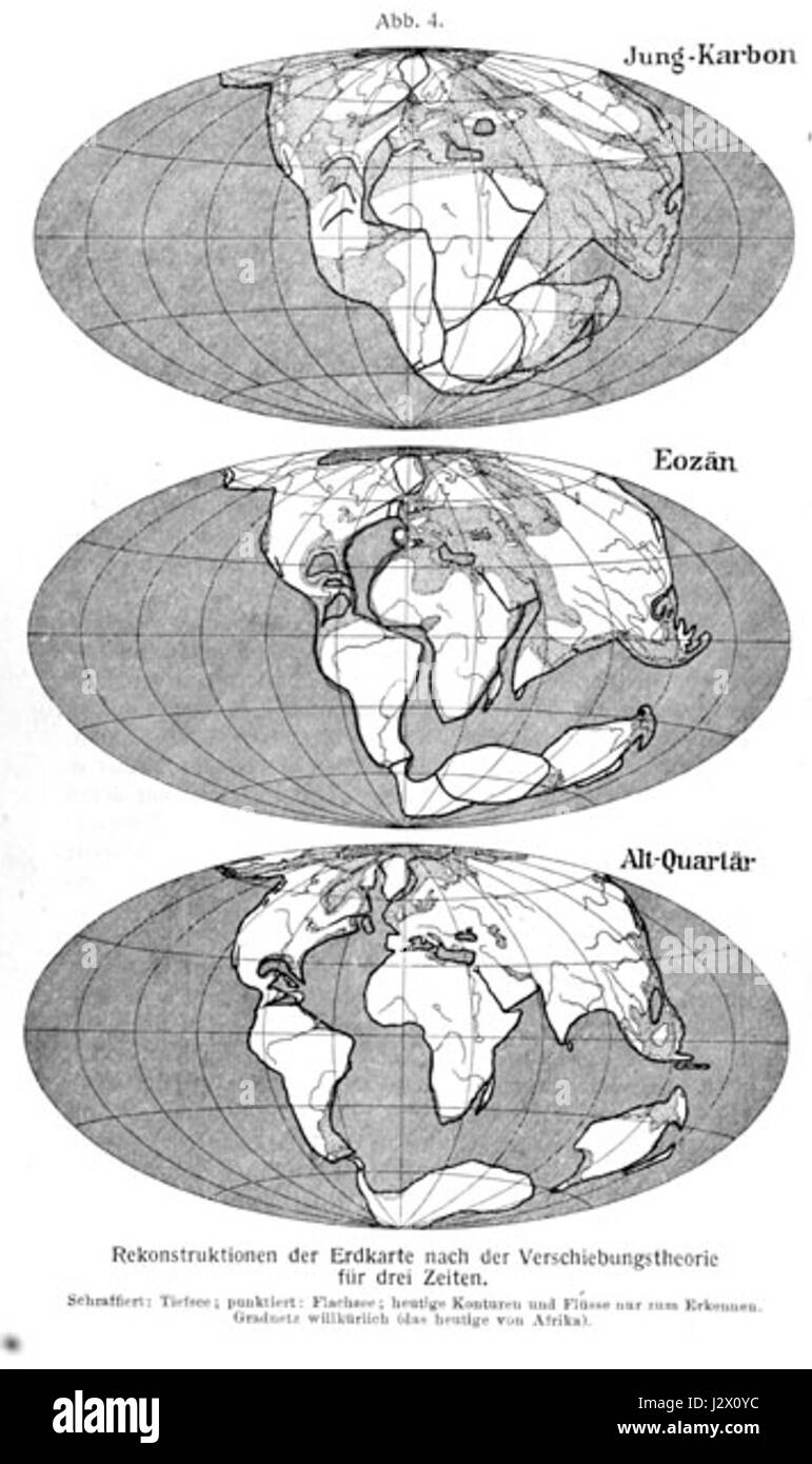 Alfred wegener illustration hi-res stock photography and images - Alamy