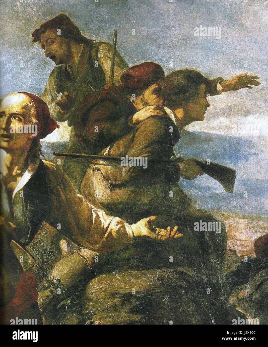 Bataille de Bruc Stock Photo - Alamy