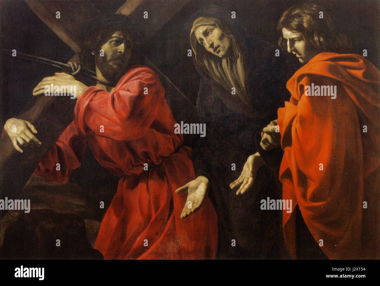 An image or depiction of Calvary, representing the scene of Christ's ...