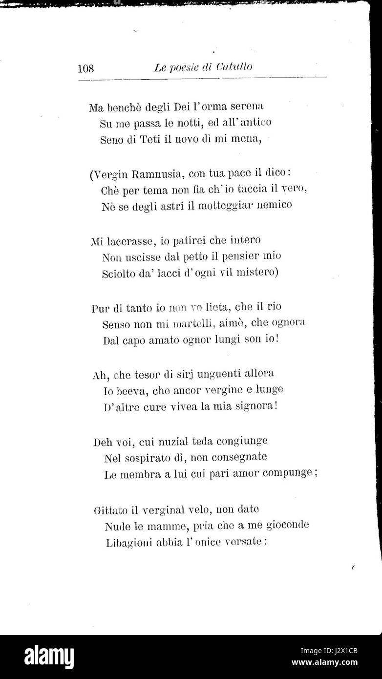 *Catullo 108* is a poem by the Roman poet Catullus, known for its ...