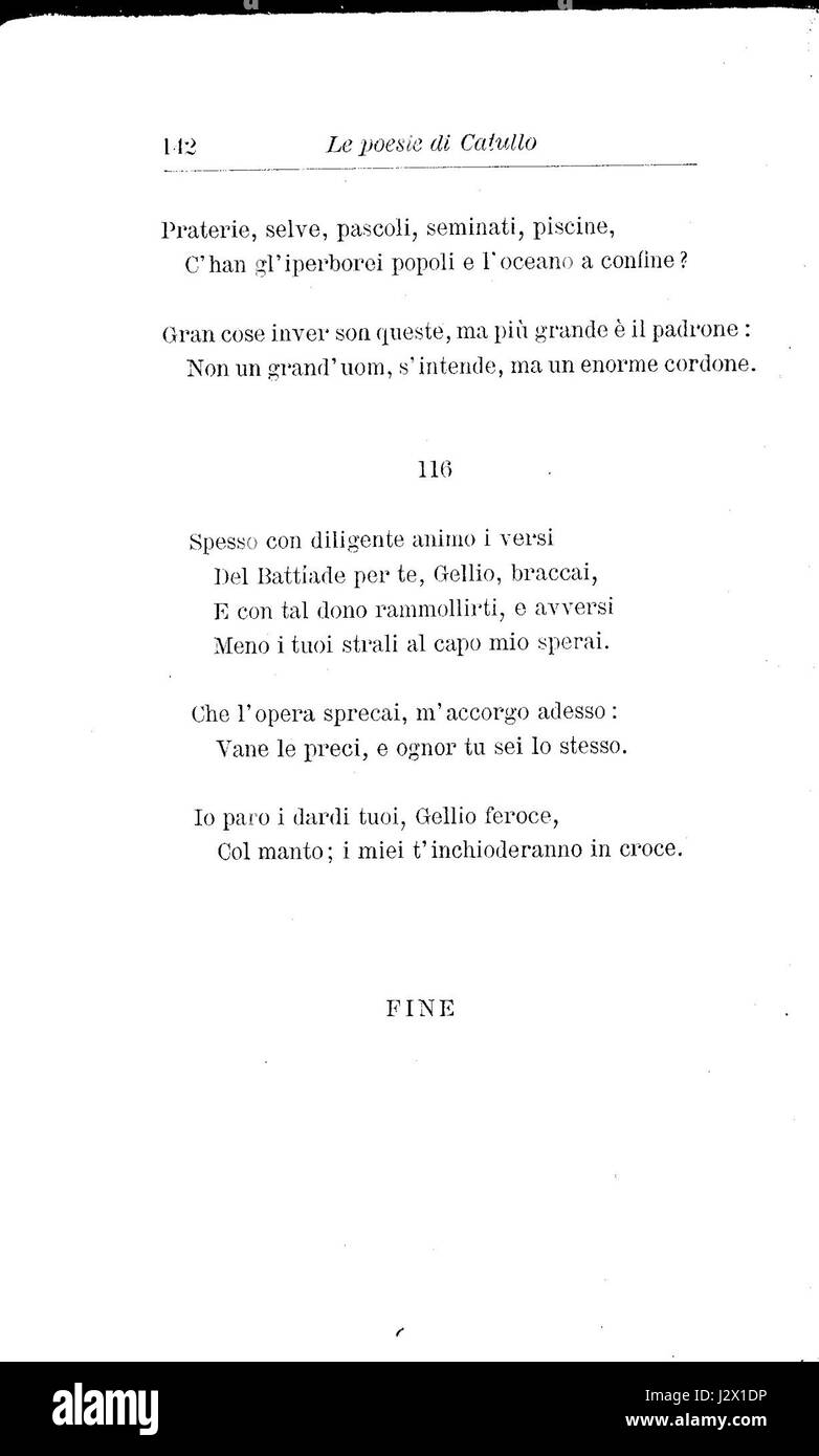 Catullo 142 refers to a specific poem or work by the Roman poet ...