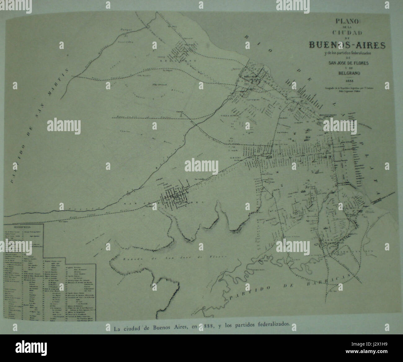 Buenos Aires en 1888 Stock Photo - Alamy