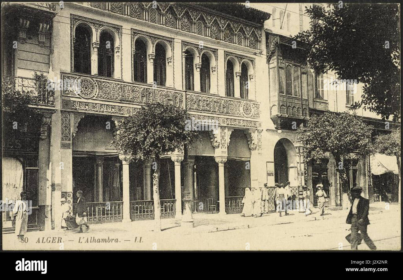 Old map of algiers hi-res stock photography and images - Alamy
