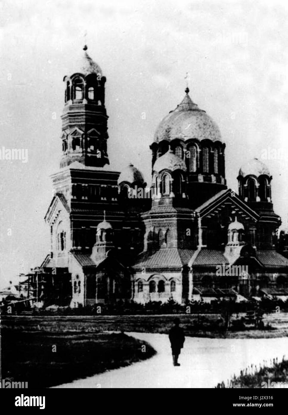 The Cathedral of Christ the Saviour in Samara, built in the early 20th ...
