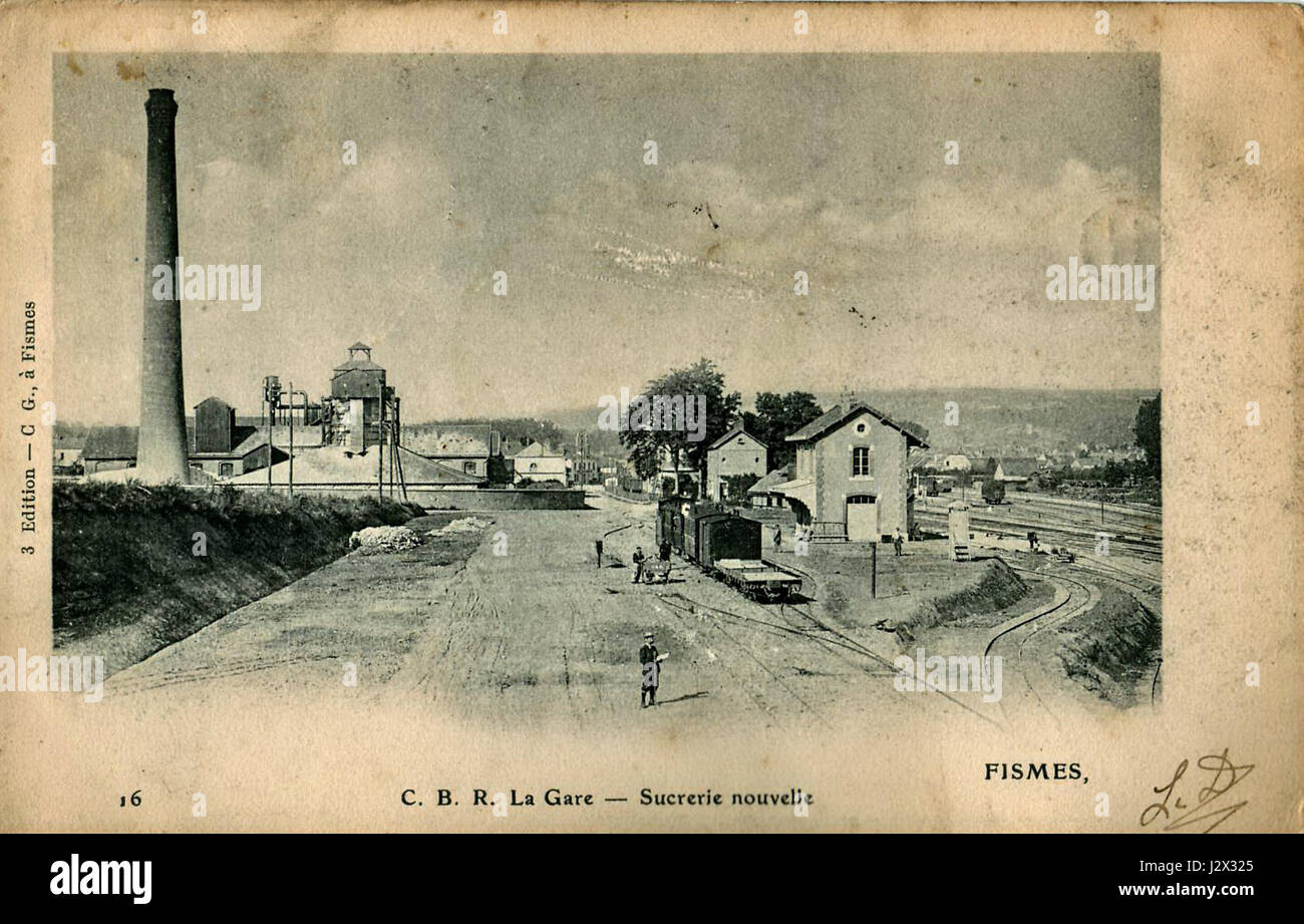 This image depicts the La Gare Sucrerie Nouvelle, part of the CG 16 CBR ...