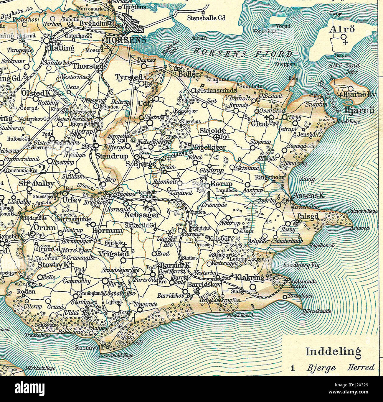Vejle map hi-res stock photography and images - Alamy