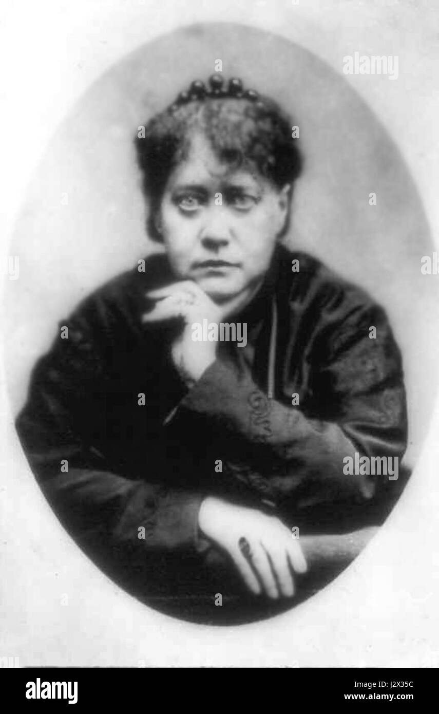 19th century religious philosophy theosophy woman hi-res stock ...