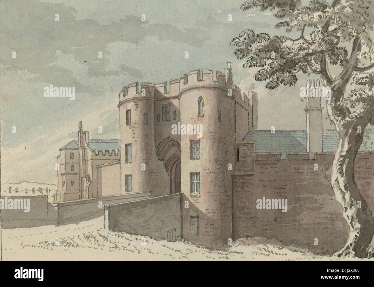 Castle Gate. Chester 02753 Stock Photo - Alamy