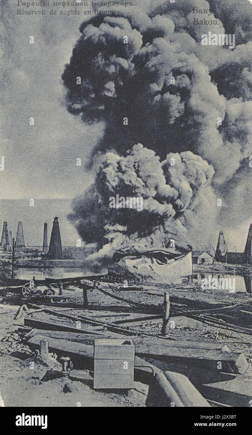 Old map of baku hi-res stock photography and images - Alamy