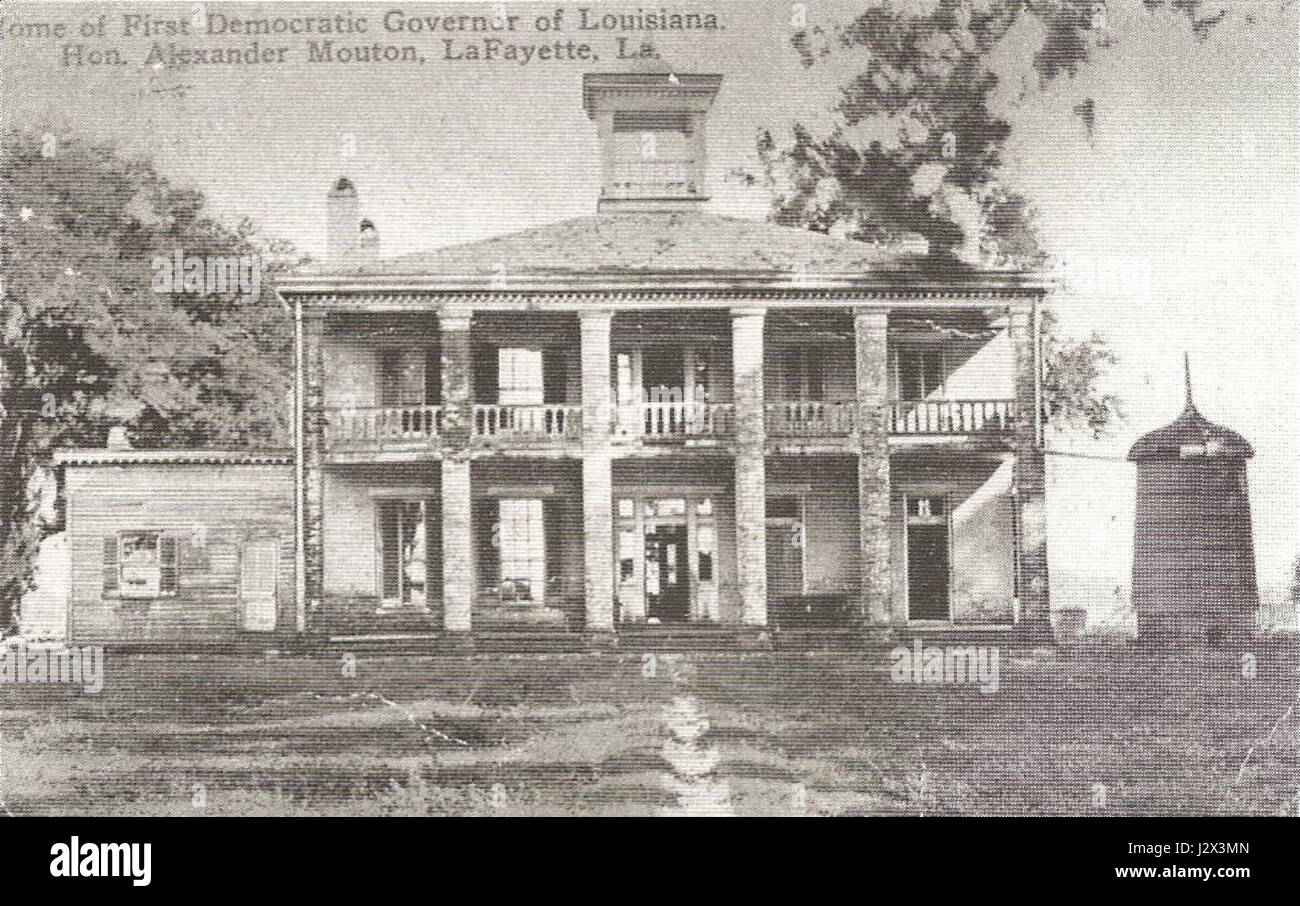 The Mouton-house Lafayette is a historic building, potentially related ...