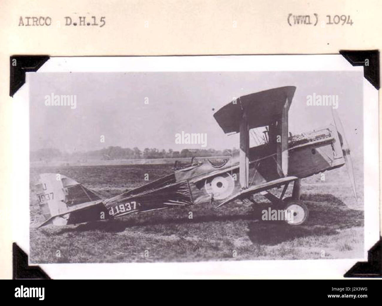 AIRCO DH15 Gazelle Stock Photo - Alamy