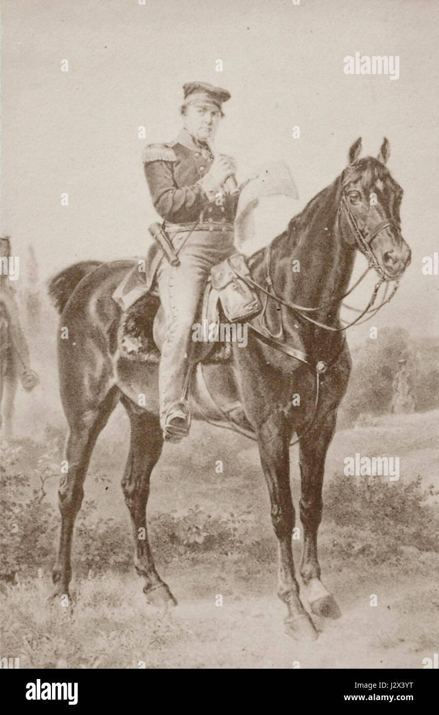 August Neidhardt von Gneisenau Stock Photo - Alamy