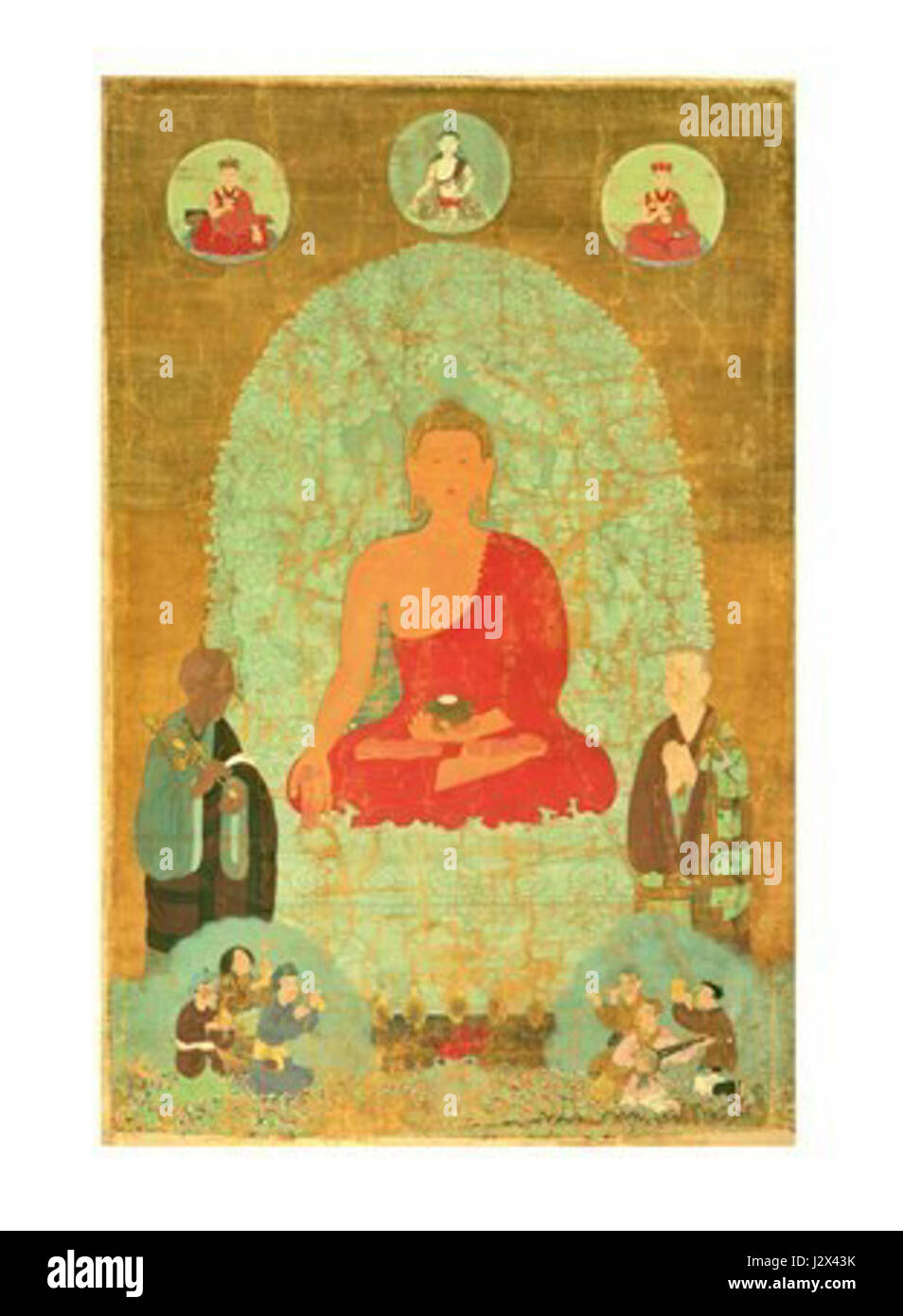 This representation of Buddha Sakyamuni, created by the Tenth Karmapa ...