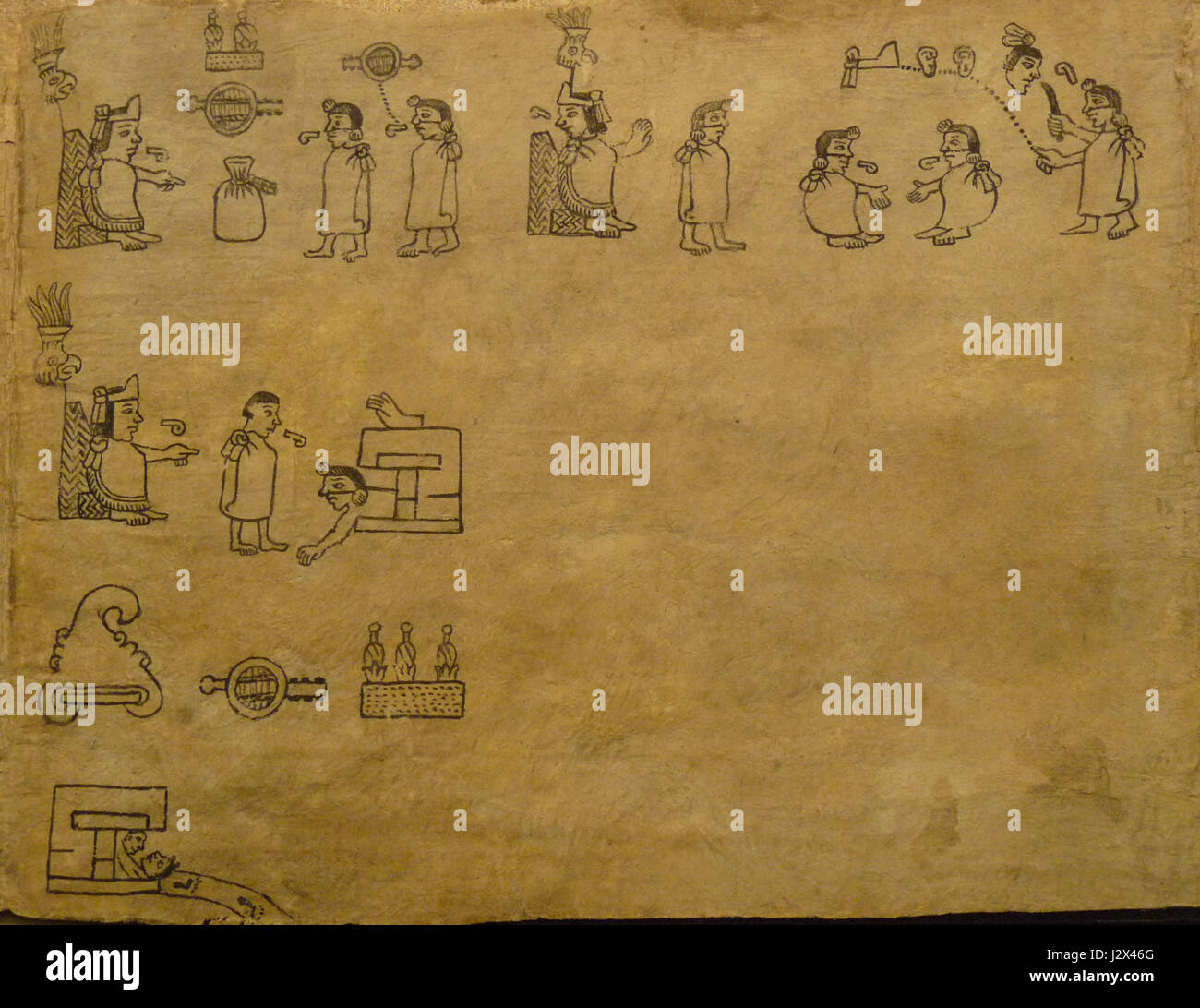 The Boturini Codex is an ancient manuscript that provides a pictorial ...