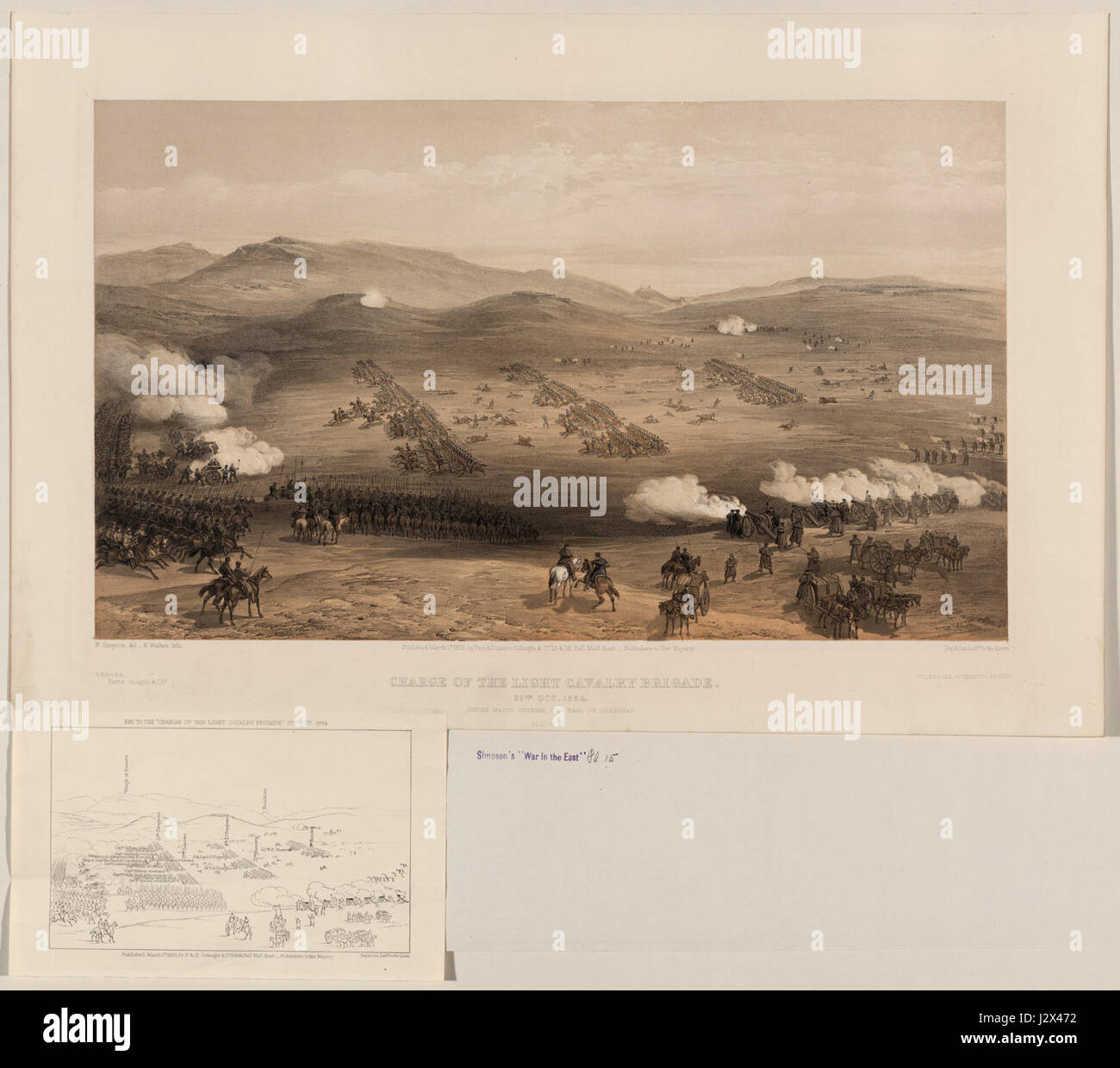 The Charge of the Light Brigade, famously led during the Battle of ...