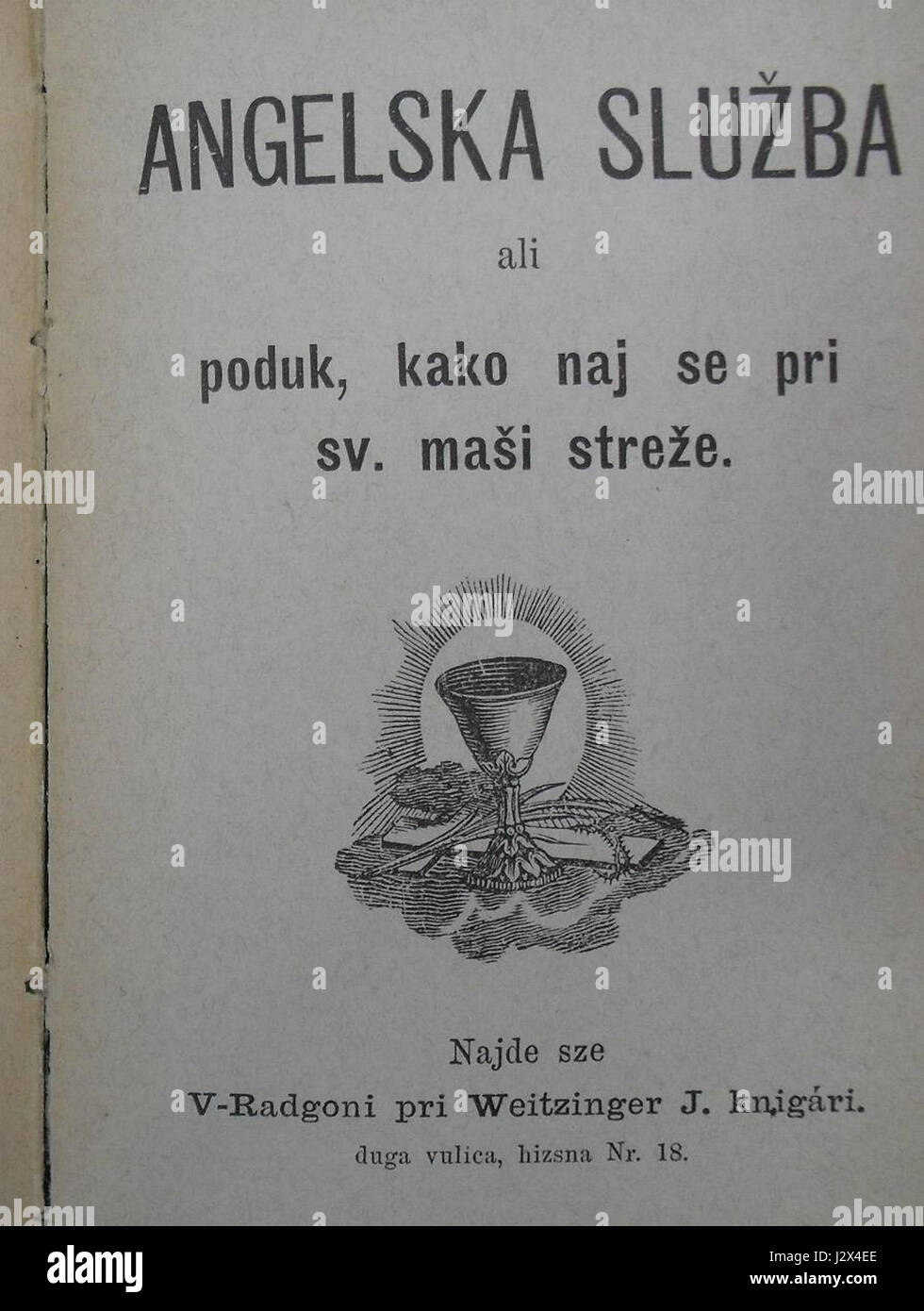 Angelska sluzba (1890 Stock Photo - Alamy