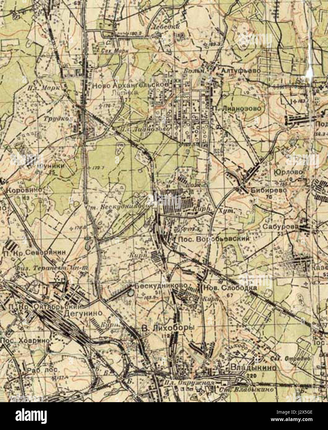 Early suburban areas hi-res stock photography and images - Alamy