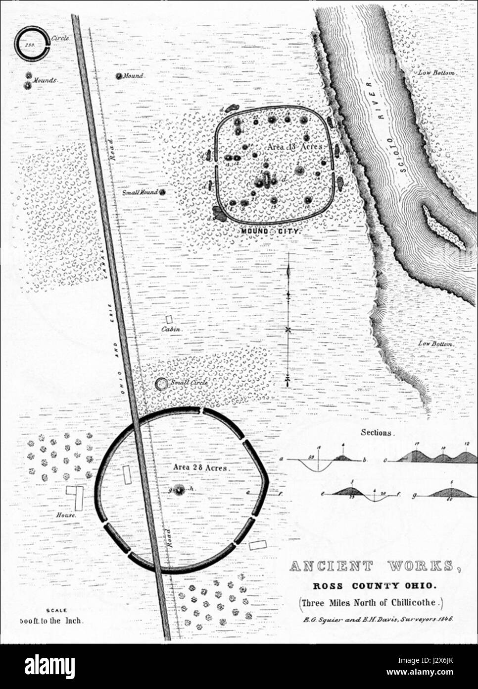 This plate from the works of Squier and Davis presents an ancient ...