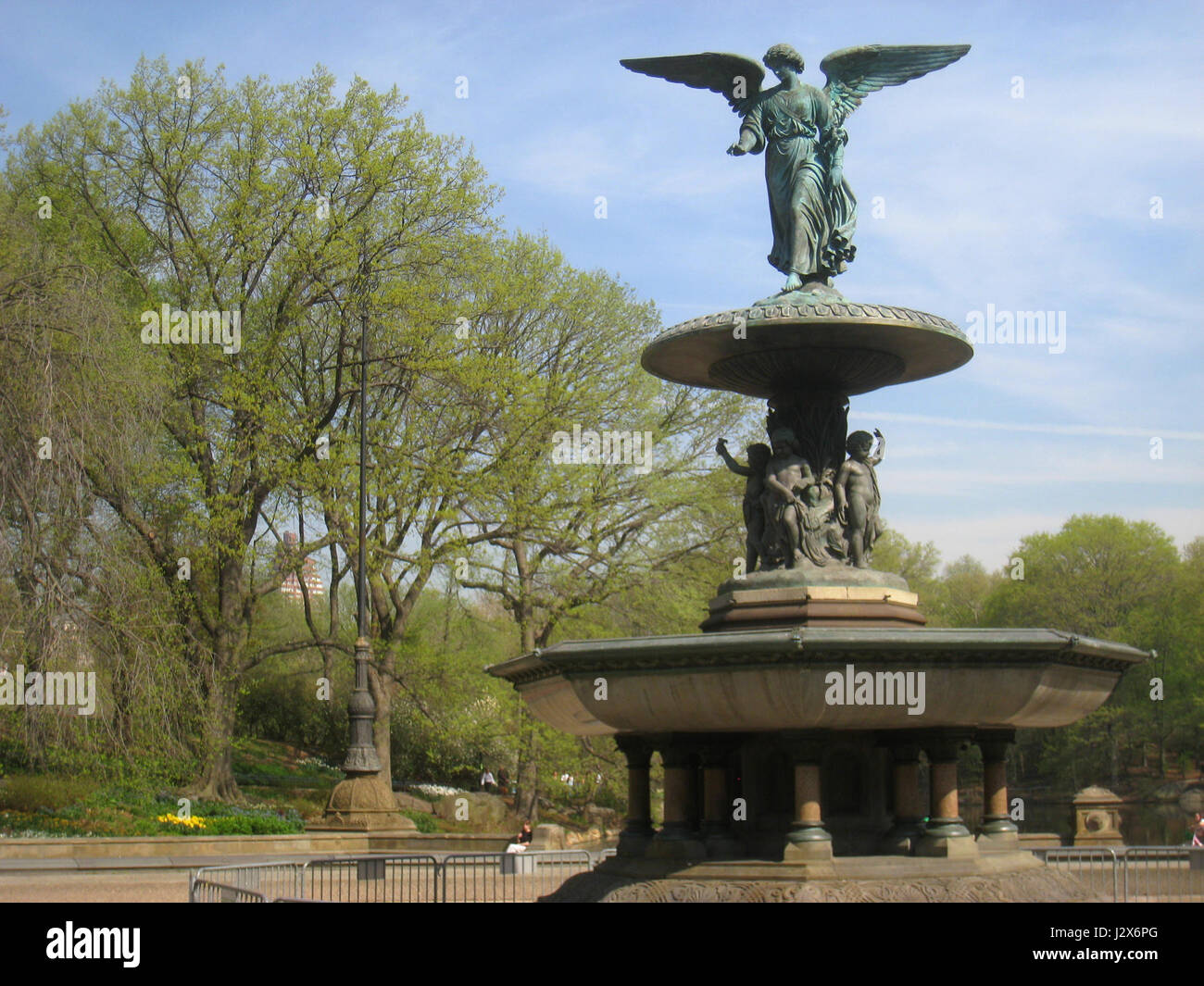 Central Park NYC - Angel of Waters statue by Emma Stebbins - IMG 5722 ...