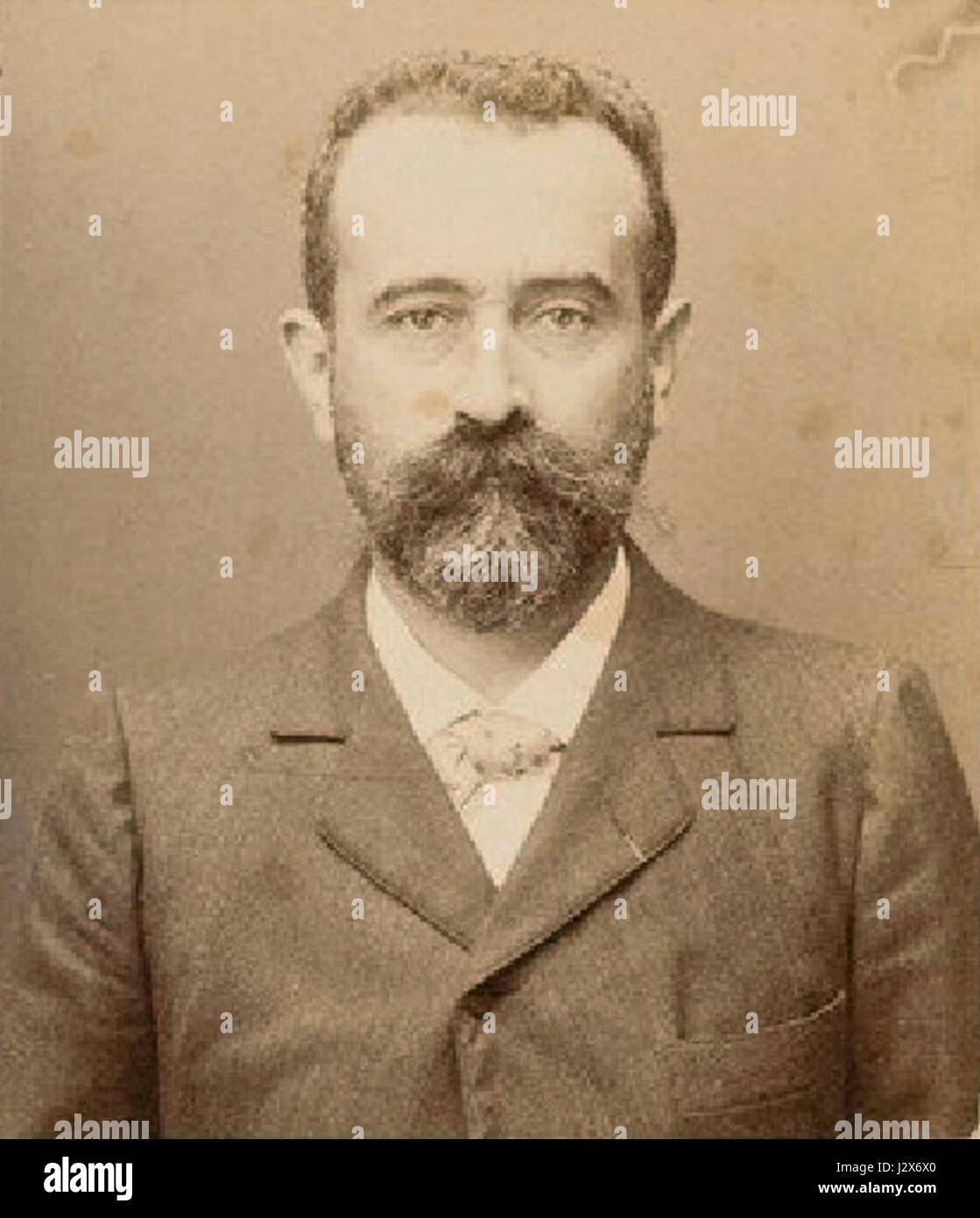 Bertillon's self-portrait captures the likeness of the French police ...