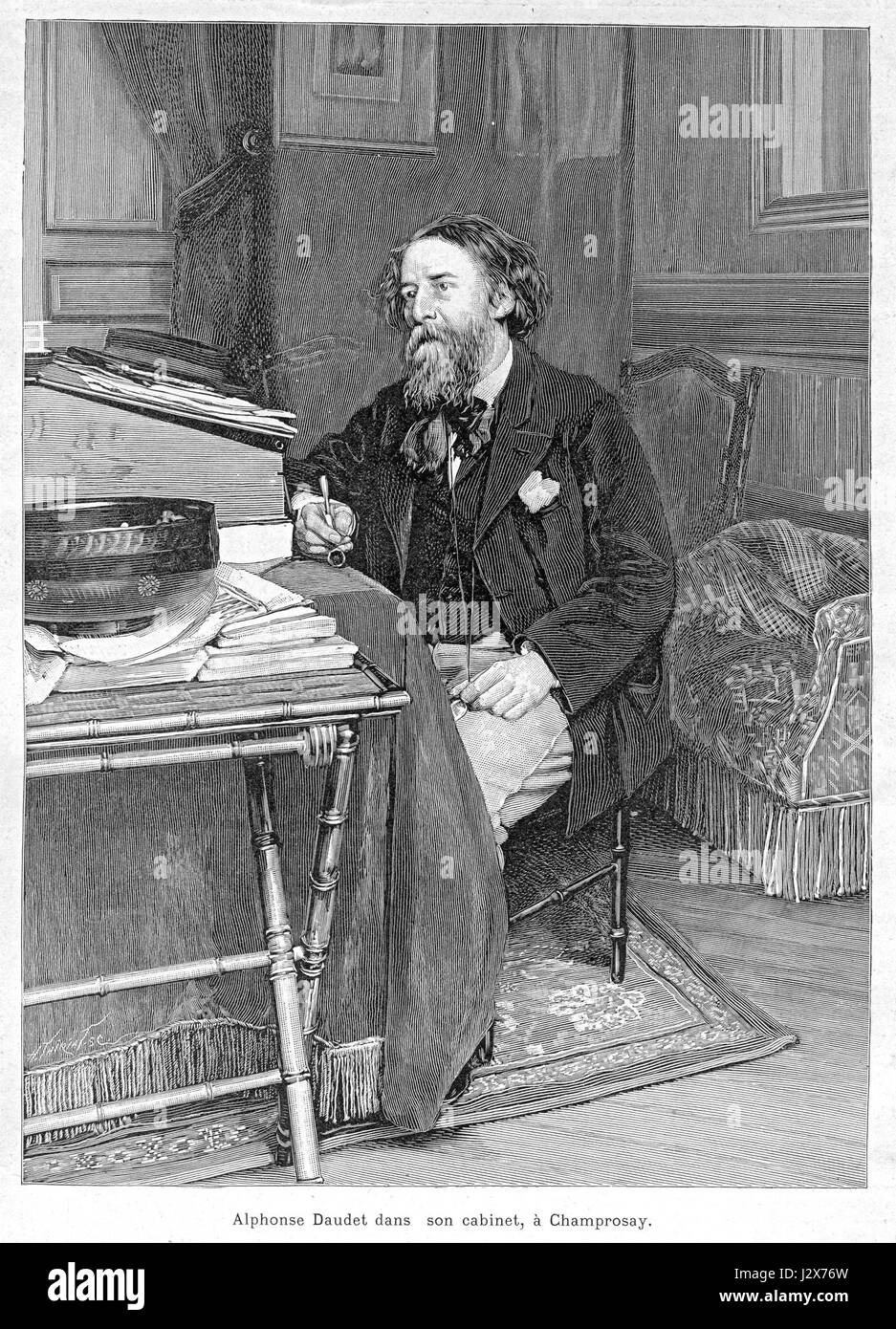 Alphonse Daudet was a French writer known for his works depicting ...