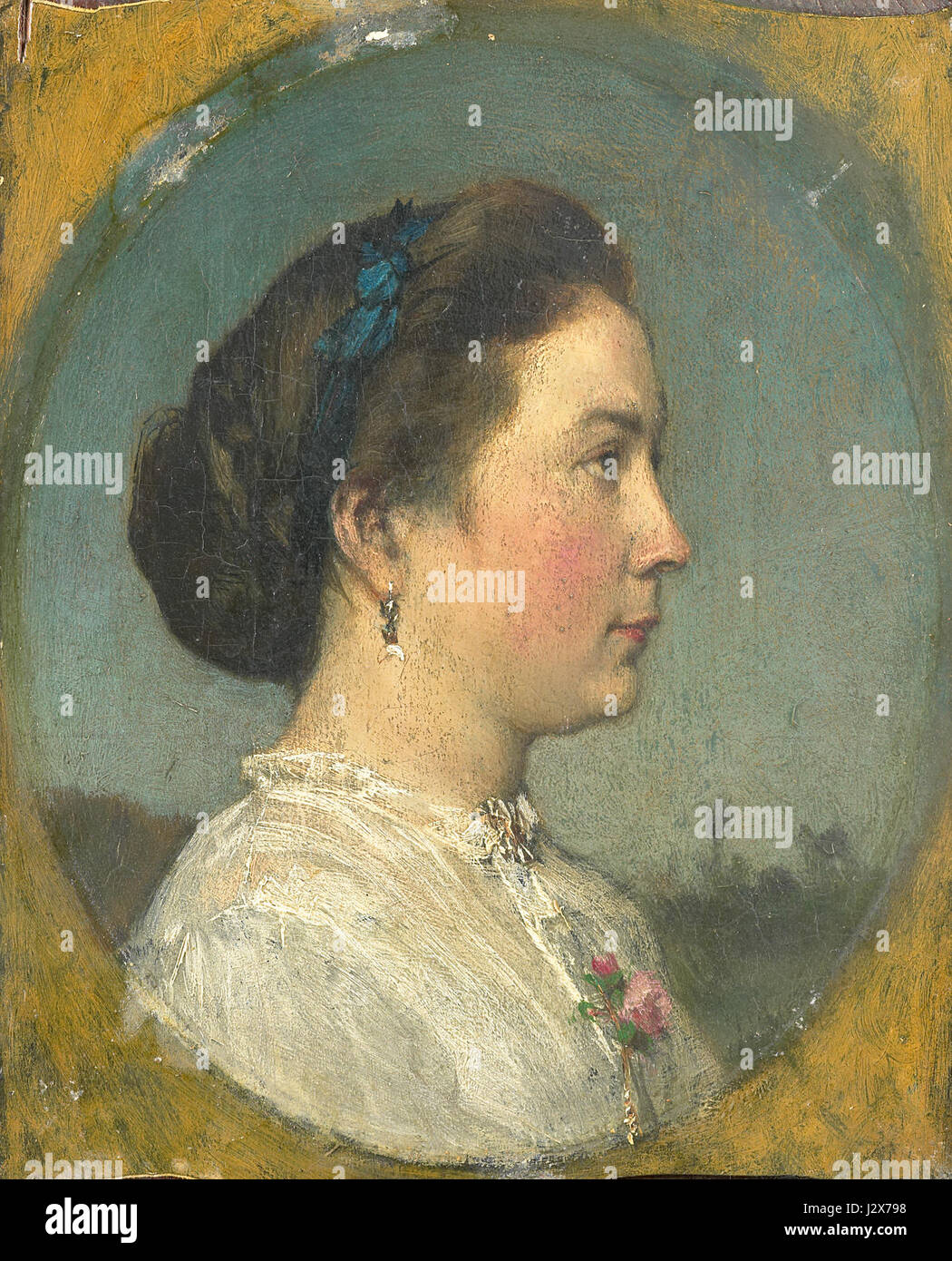 Catharina Hendrika Horn (1841-1905). Echtgenote van de schilder Rijks ...